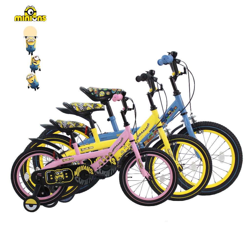 Genuine Authorization Minions Children bicycles kids bikes with steel ...