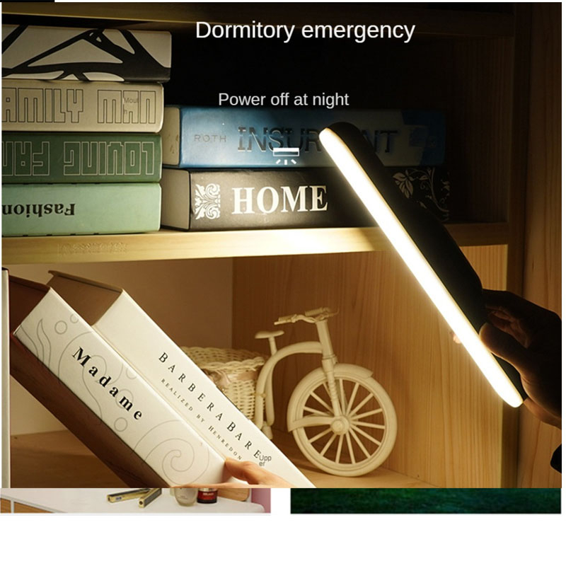 Rechargeable Table Lamp Student Dormitory Lamp Portable Reading Lamp ...