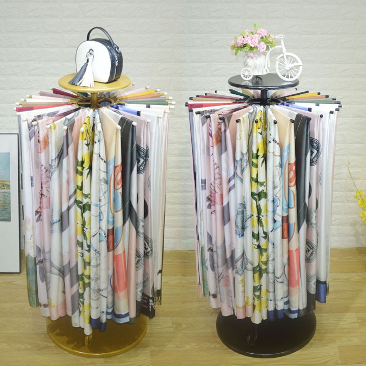 Local spot-Iron Cloth Stand Scarf Shelf Ring Rotating Silk Scarf ...