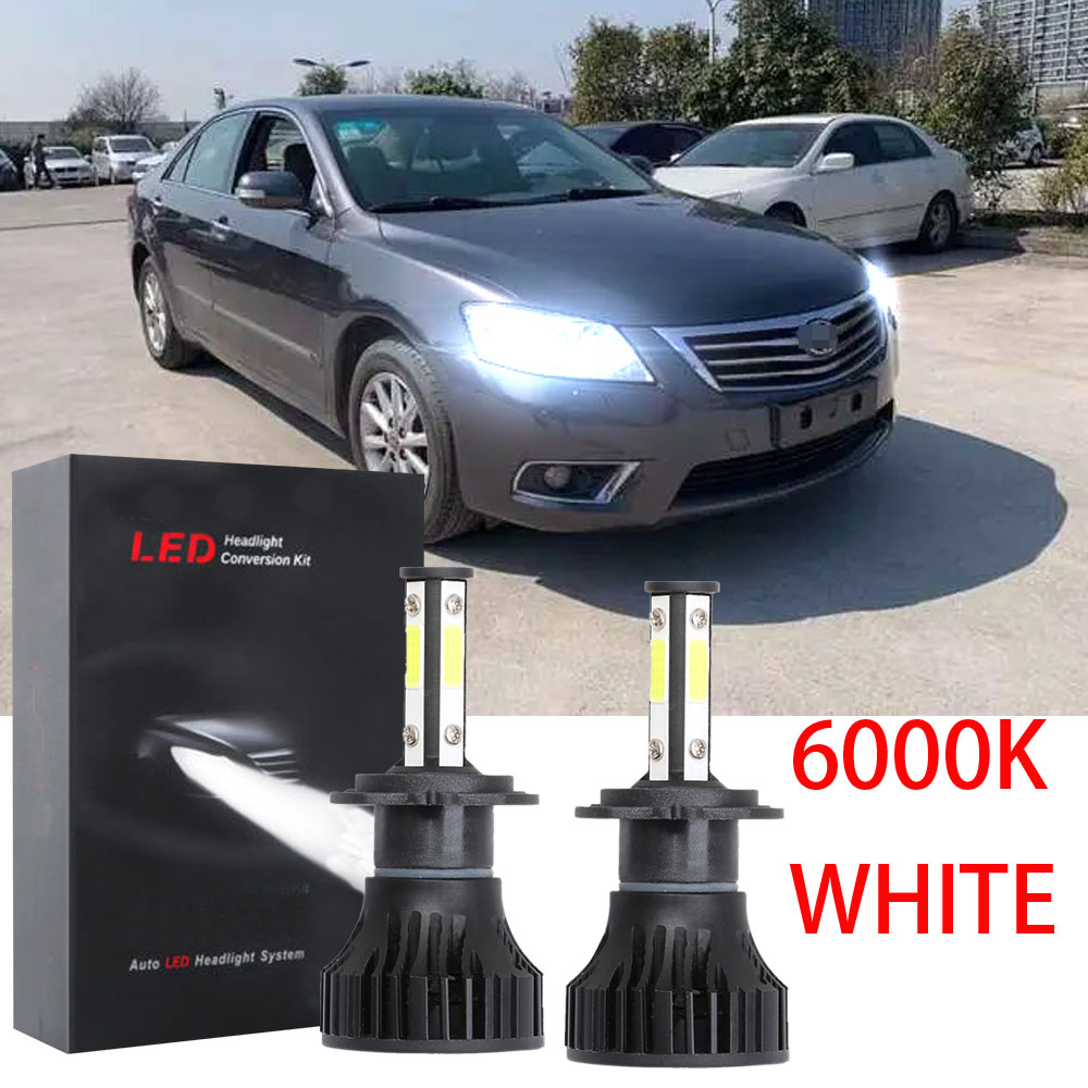 For Toyota Camry 2007 2008-2011 Front Car Headlight Lamp Bulbs - 6000K ...