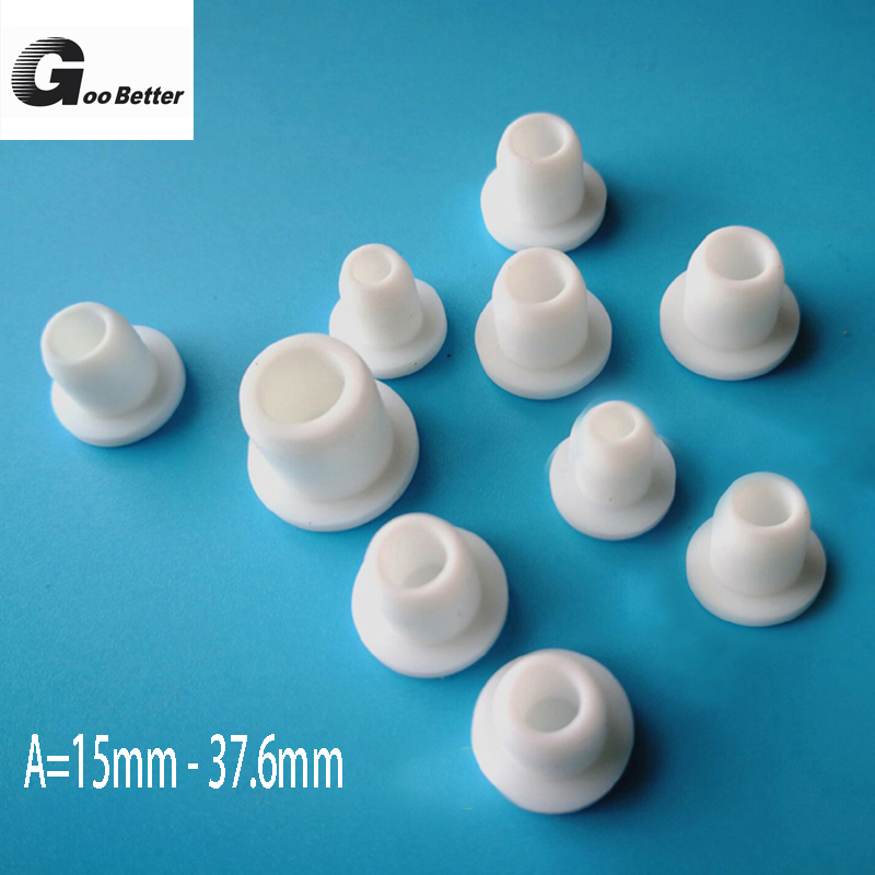1PCS White Food Grade Silicone Rubber Hole Plugs Blanking End Cap Tube ...