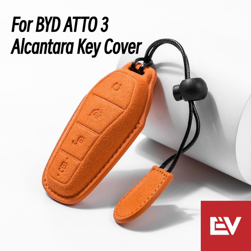 BYD Key Covers Alcantara Many Colors Nice Design For [M6(eMAX7)][SHARK ...
