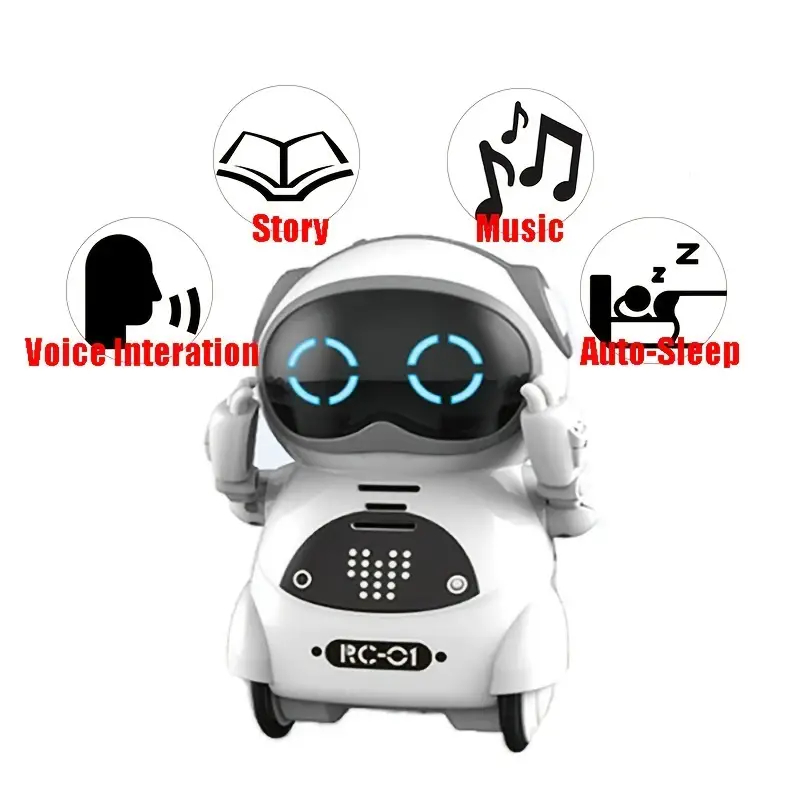 Pocket RC Robot, Talking Interactive Dialogue Voice Recognition Record ...