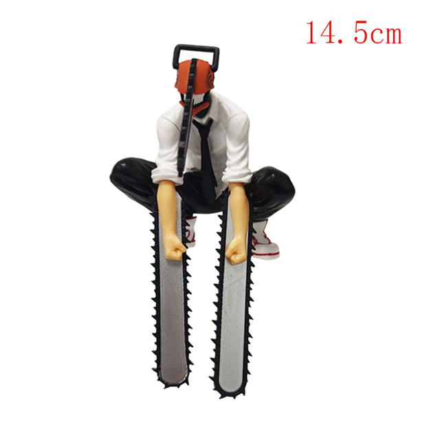 New Chainsaw Man Denji Stand Posture Figure Anime Blood Devil Power ...