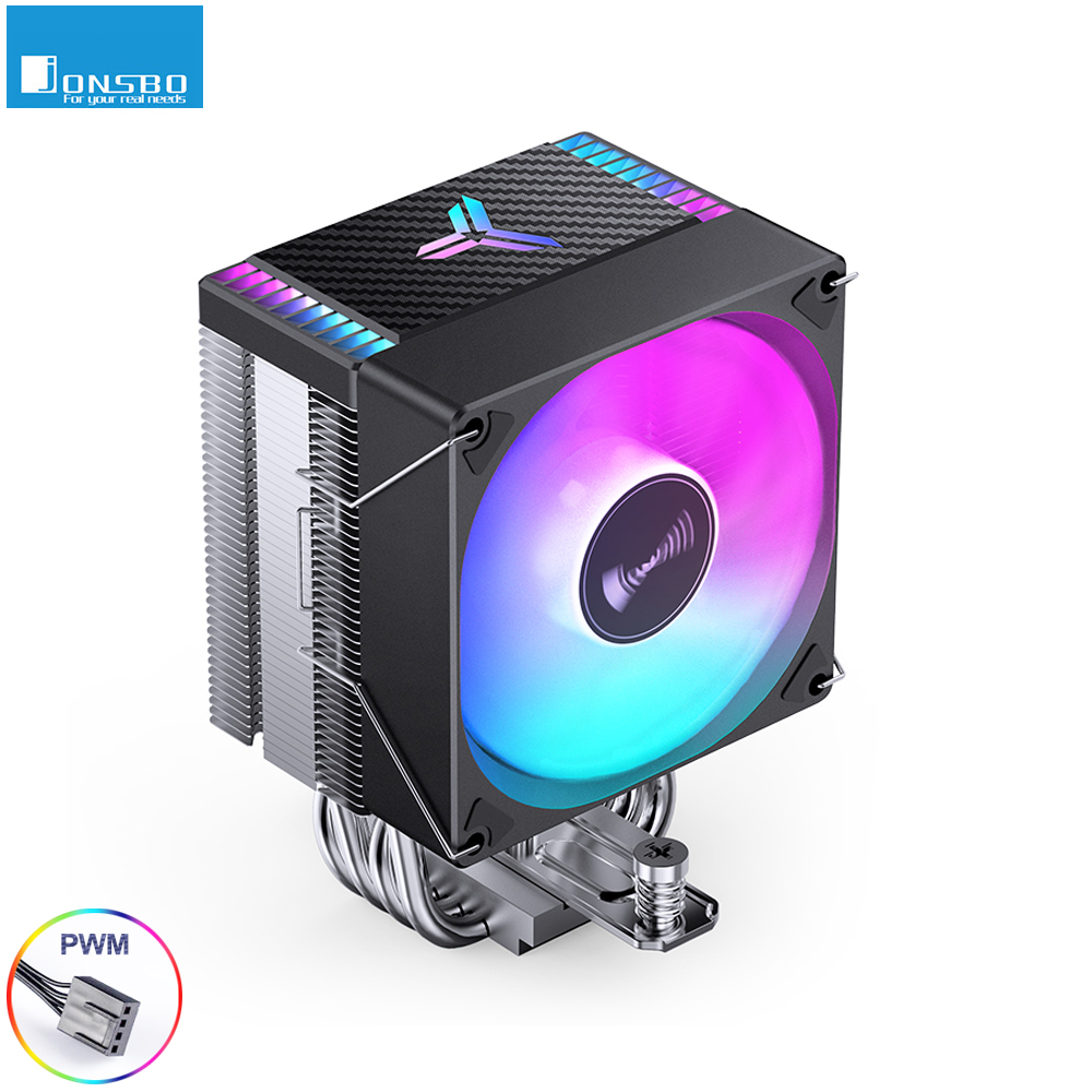 Jonsbo CR1400 EVO ARGB White Black Color CPU Air Cooler 4 Heat Pipes ...