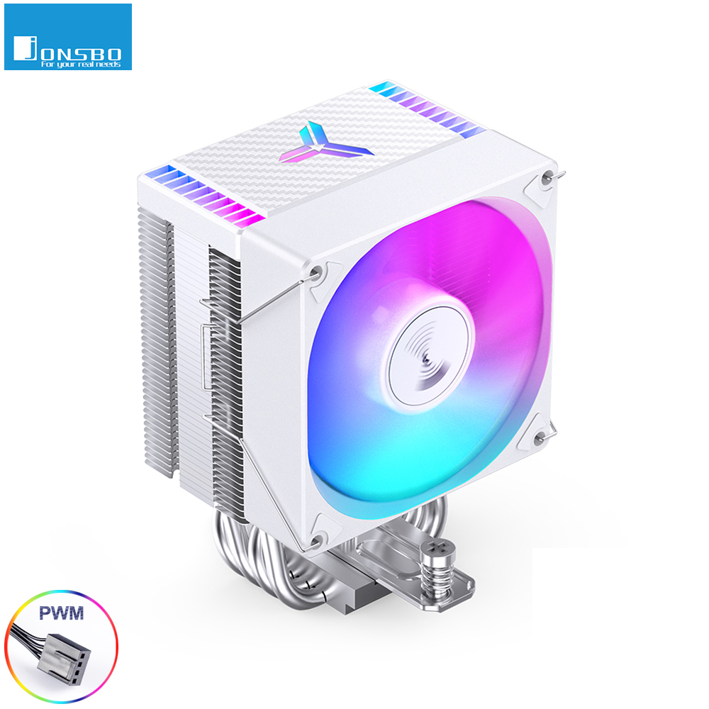 Jonsbo CR1400 EVO ARGB White Black Color CPU Air Cooler 4 Heat Pipes ...