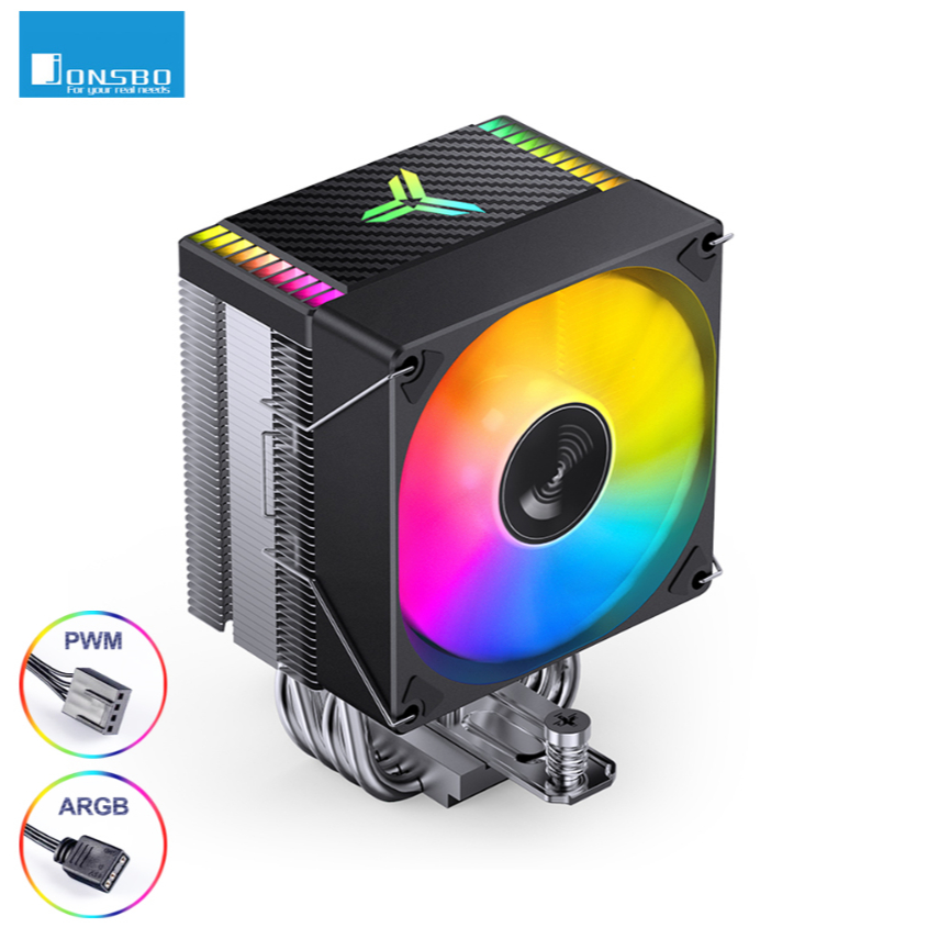 Jonsbo CR1400 EVO ARGB White Black Color CPU Air Cooler 4 Heat Pipes ...