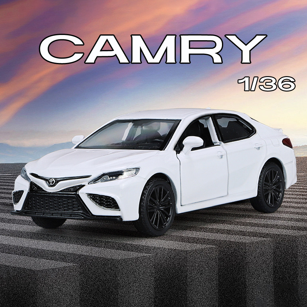 【RUM】1:36 Scale Toyota Camry Alloy Car Model Diecast Car Toys for Boys ...