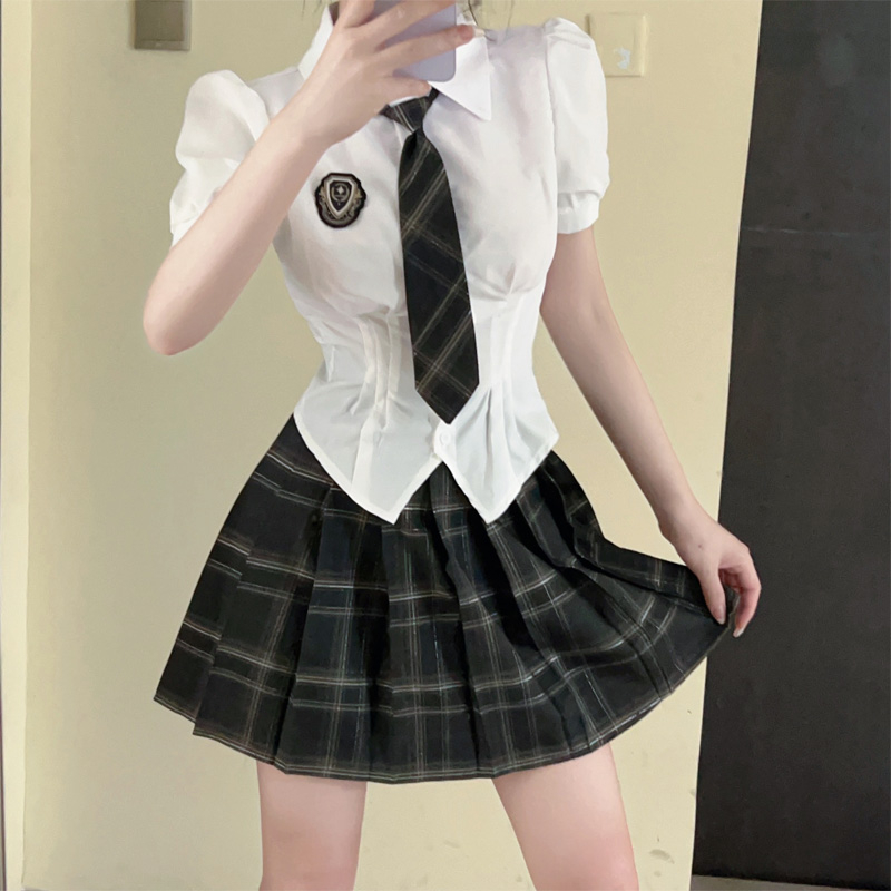 Jk Uniform Summer Women's Clothing Small Age-Reducing Korean Version ...