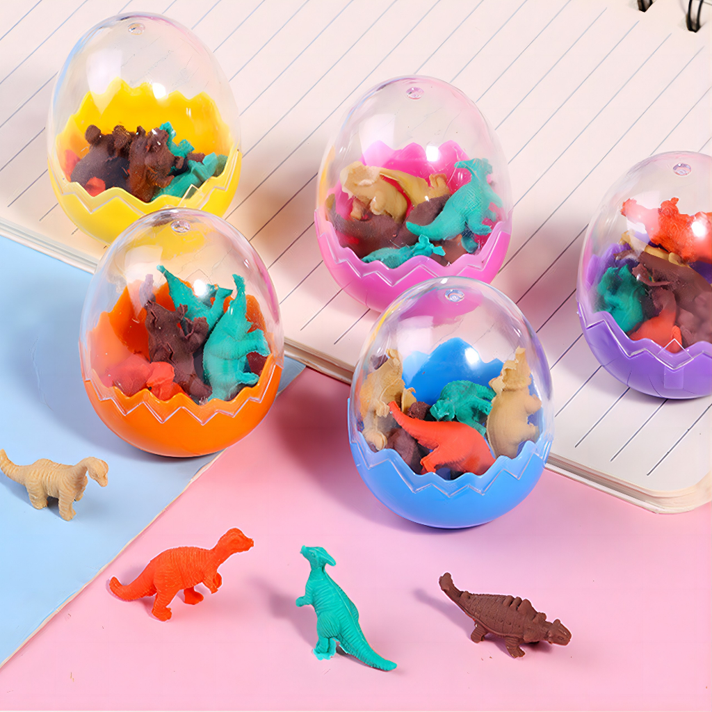 Dinosaur Egg Eraser WJ009 Mini Dinosaur Capsule Toy Eraser Student ...