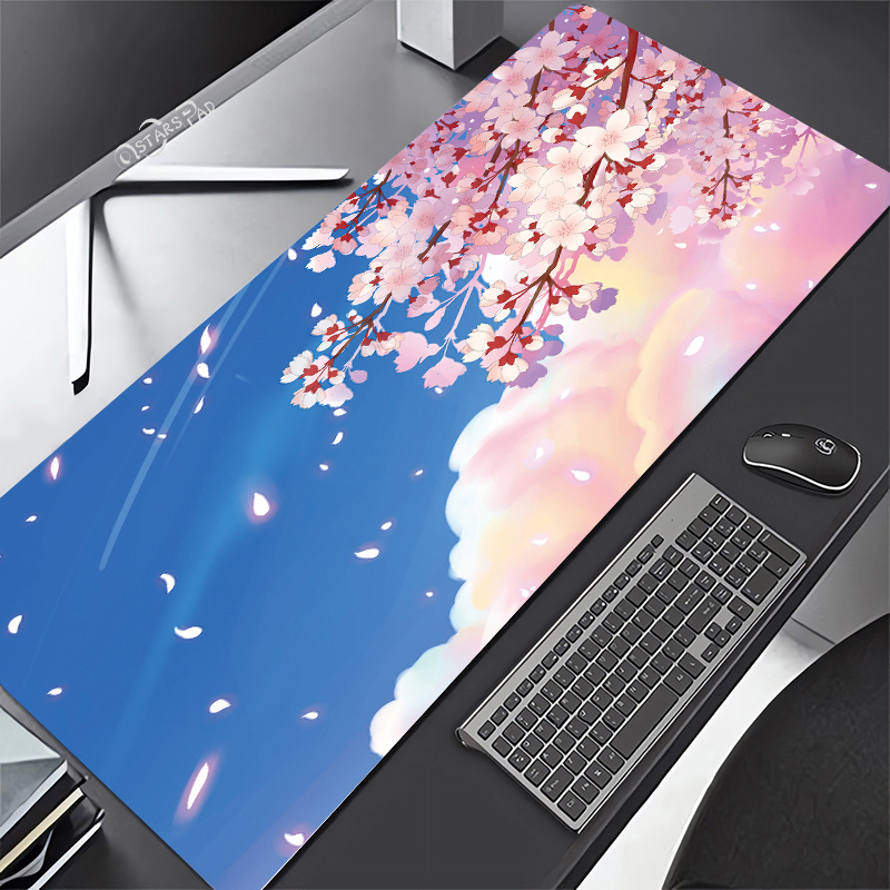 Sakura Gaming Mouse Pad Flower Big XXL Spring Printed Anime Cherry ...