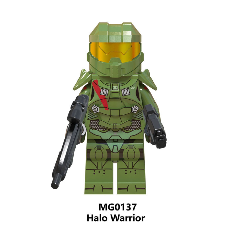 Halo Warrior Minifigure Building Blocks MG0137 | Shopee Malaysia