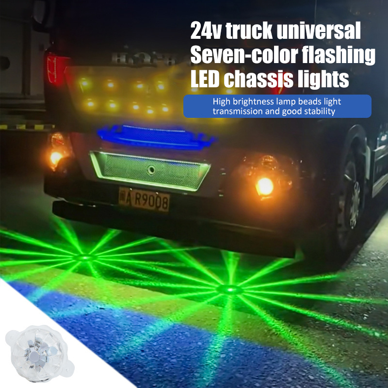 24V Led Flashing Chassis Taillight Anti-fog Parking Brake Warning ...