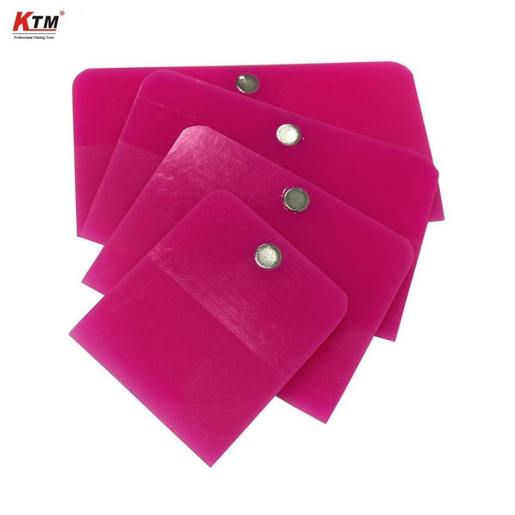 KTM Soft PPF Magnetic Pink Scraper Set Window Cleaning Sticker Removal ...