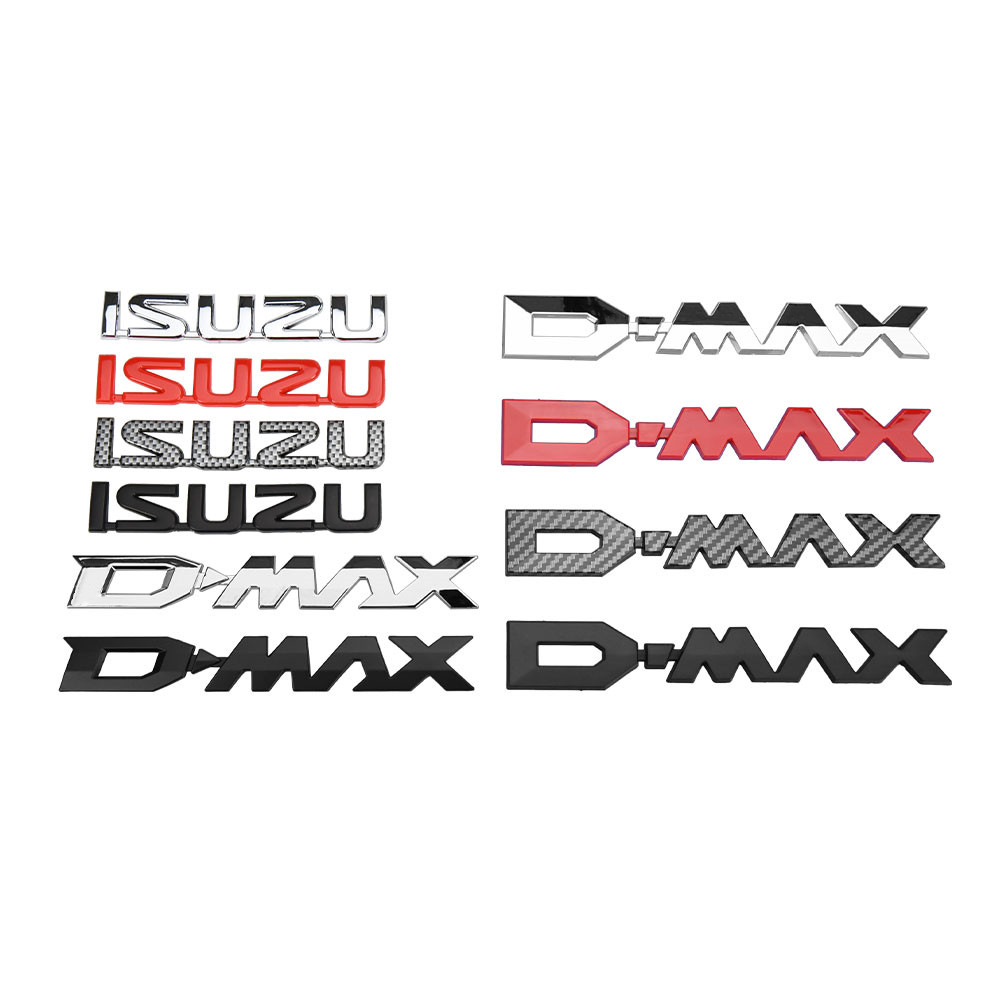 ABS Plastic ISUZU Letter D-MAX Logo Rear Badge Trunk Emblem New DMAX D ...