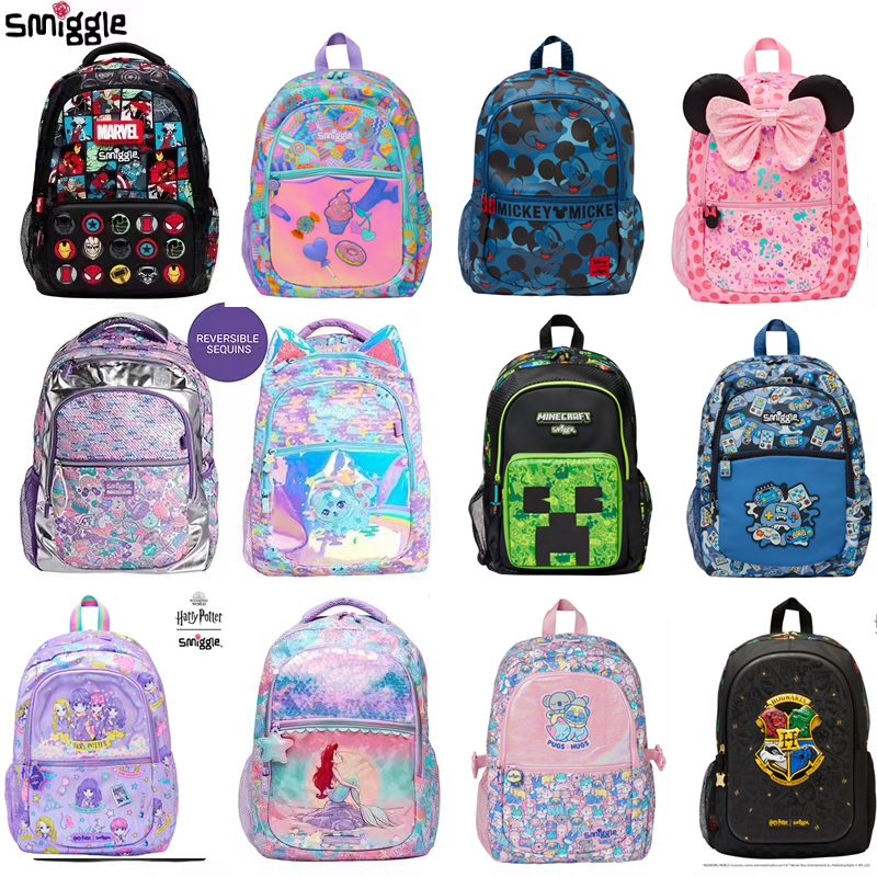 New Smiggle Classic Backpack girl and boy School bags for Primary ...