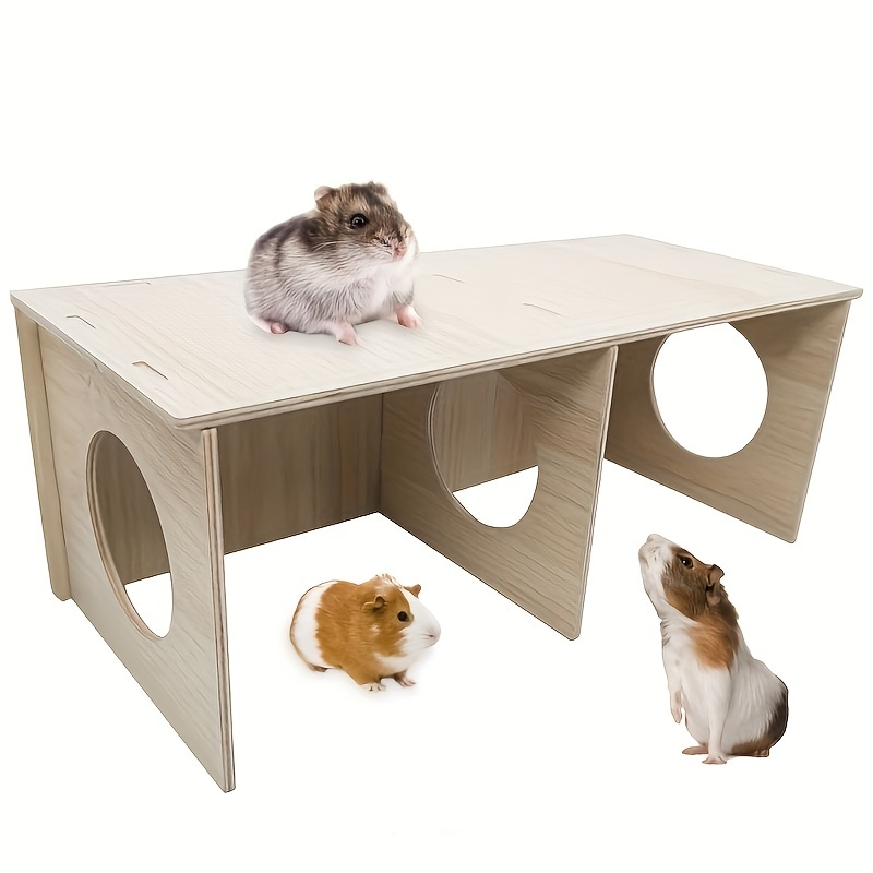 Hamster Wood Hideout Hamster Nest House Natural Nontoxic Cabin and ...