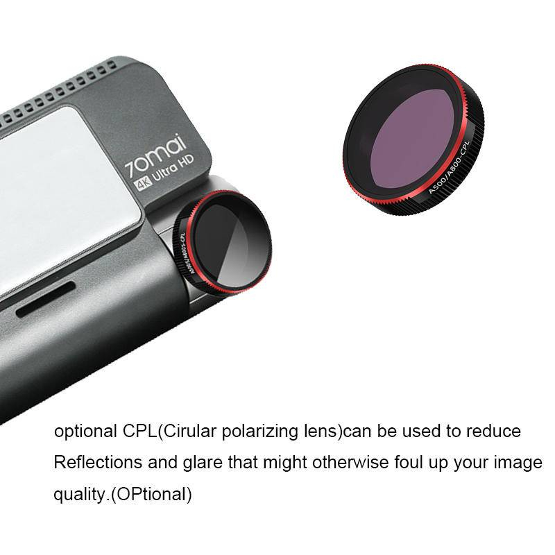 For 70Mai Dash Cam Pro Plus+A500S CPL Eliminate Reflective For 70 Mai ...