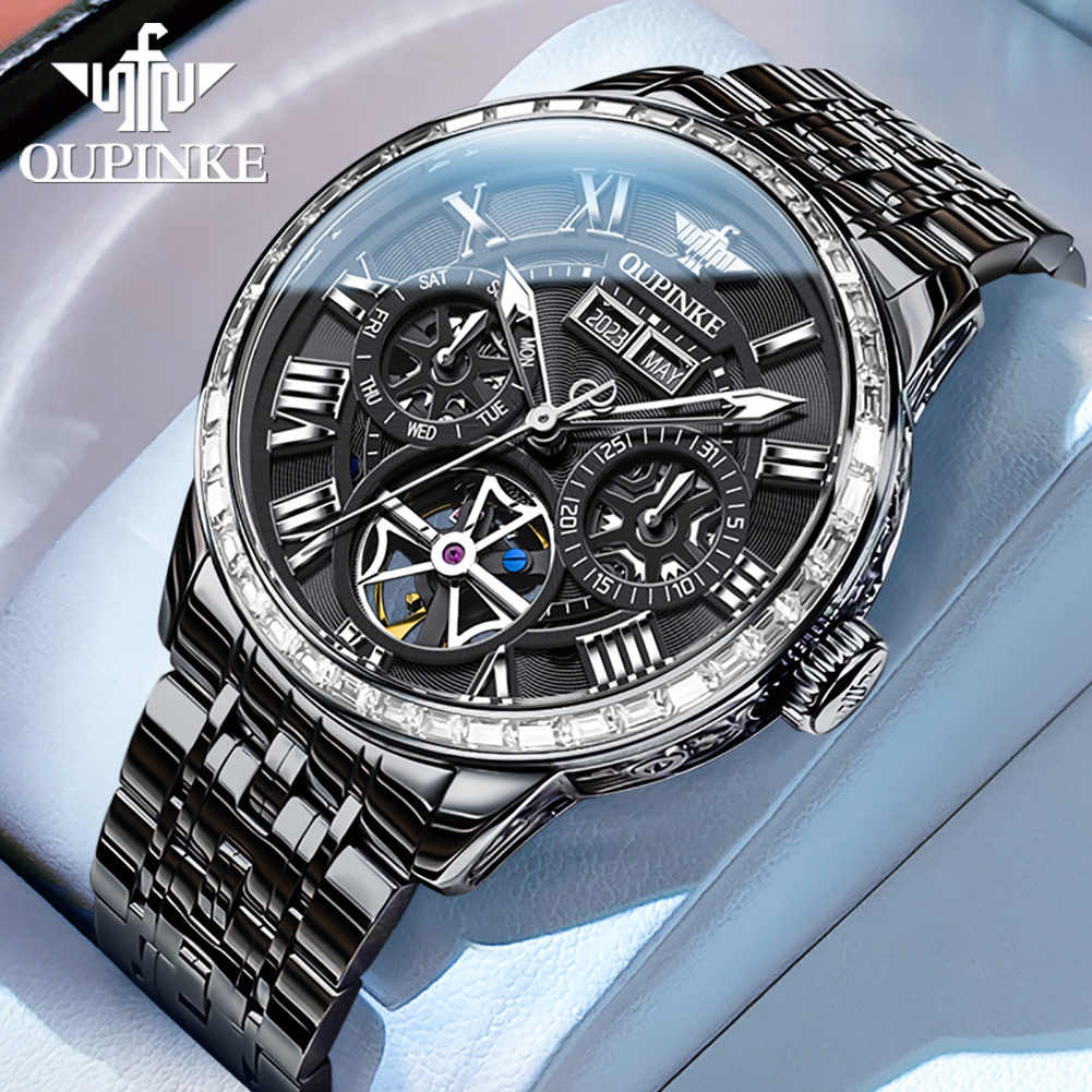OUPINKE Automatic Watch Men Mechanical Watch Man Jam Tangan Lelaki Original Fashion Luxury ...