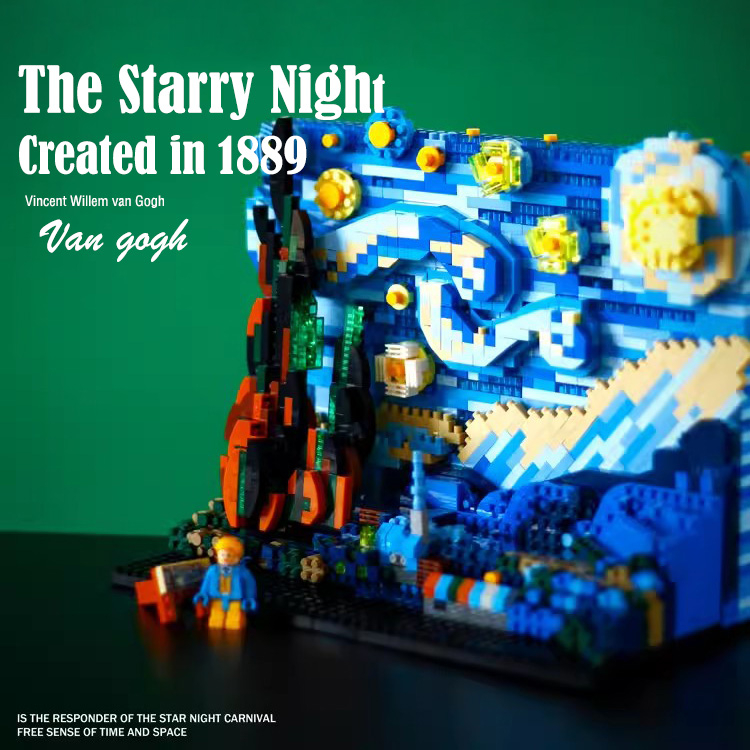Creative Van Gogh starry sky The Starry Night 3D painting famous ...