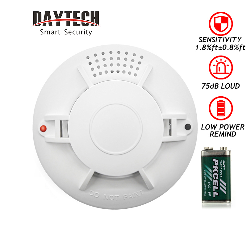 Daytech Wireless Smoke Detector fire alarm rumah pengesan asap for ...