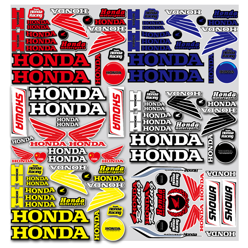 Reflective Motorcycle Decals Accessories Decorate Waterproof Sticker ...
