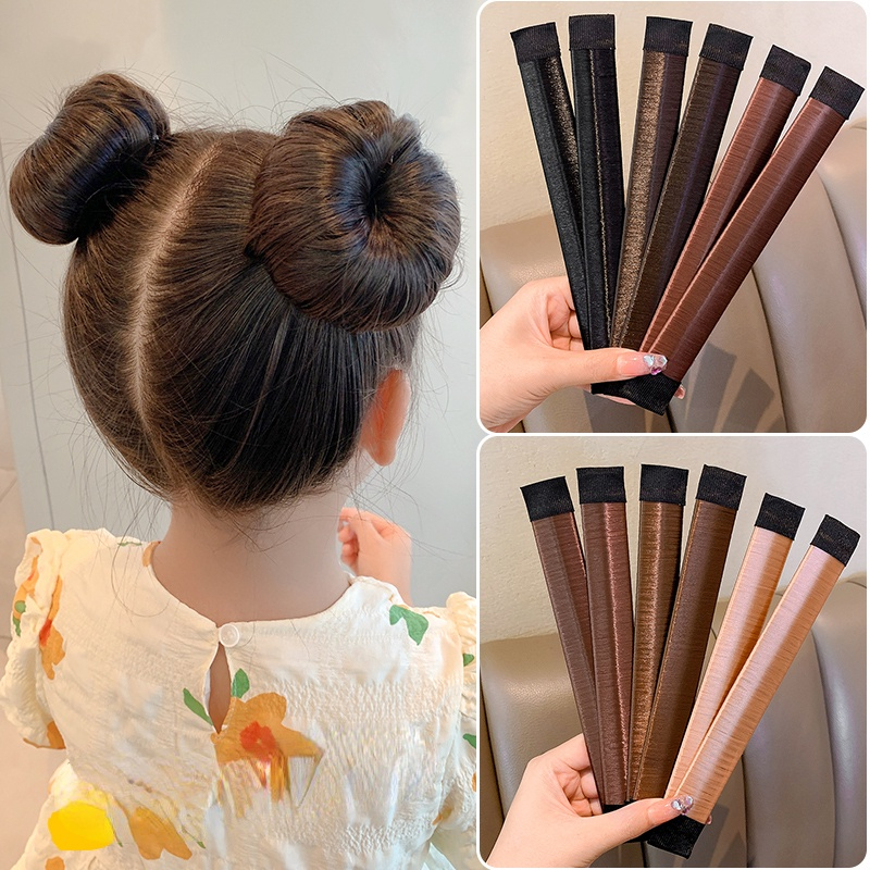 【Magpie】Lazy Hair Artifact Children Girl's Ball Head Tie Head Circle ...