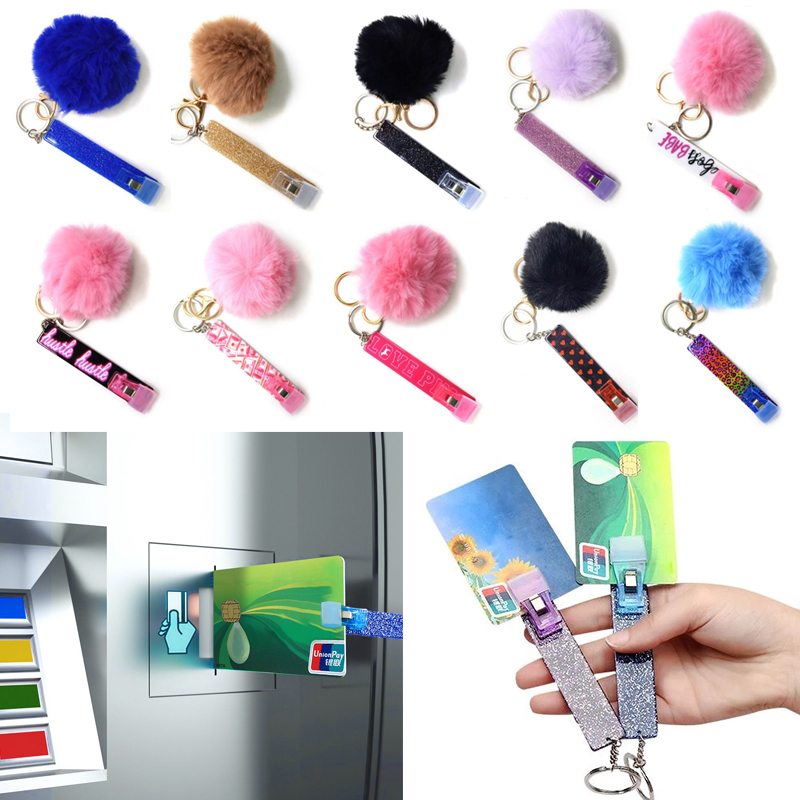 1 Pc ATM Contactless Card Puller Card Grabber Plush Keychain | Shopee ...
