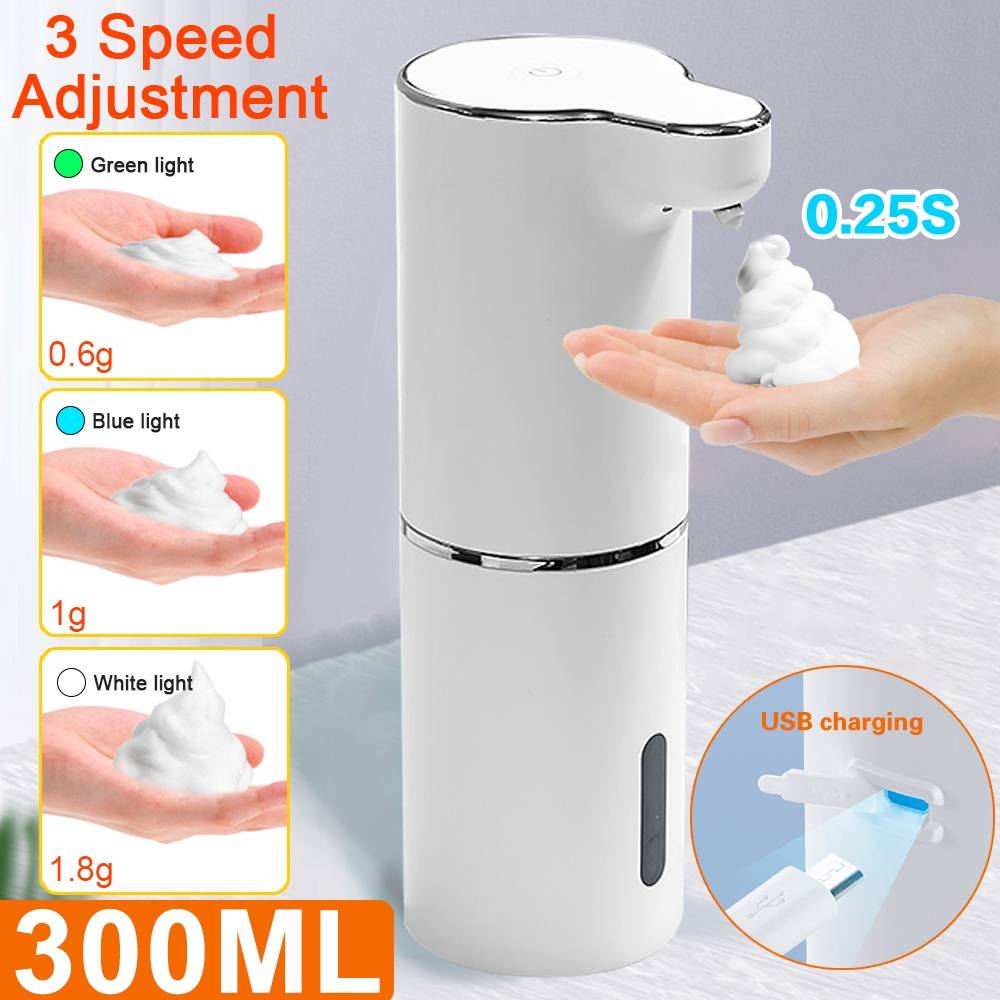 Touchless Smart Foam Soap Dispenser Infrared Sensor Automatic Hand Wash ...