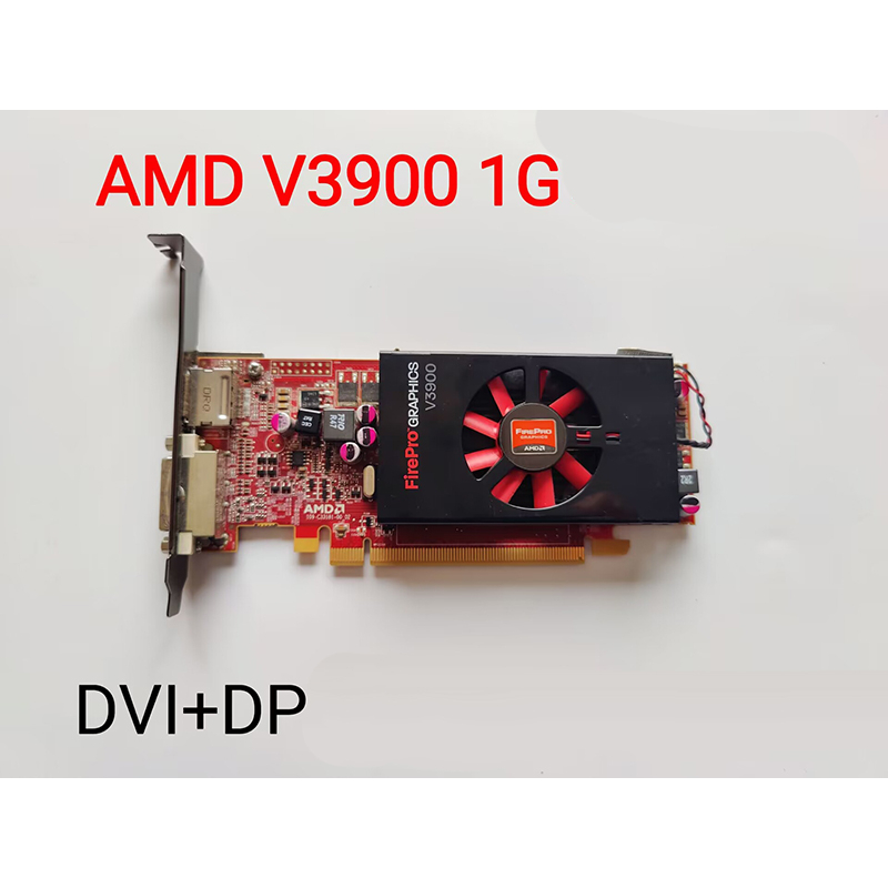 AMD V3900 graphics card 1G CAD graphics design LOL game half height ...