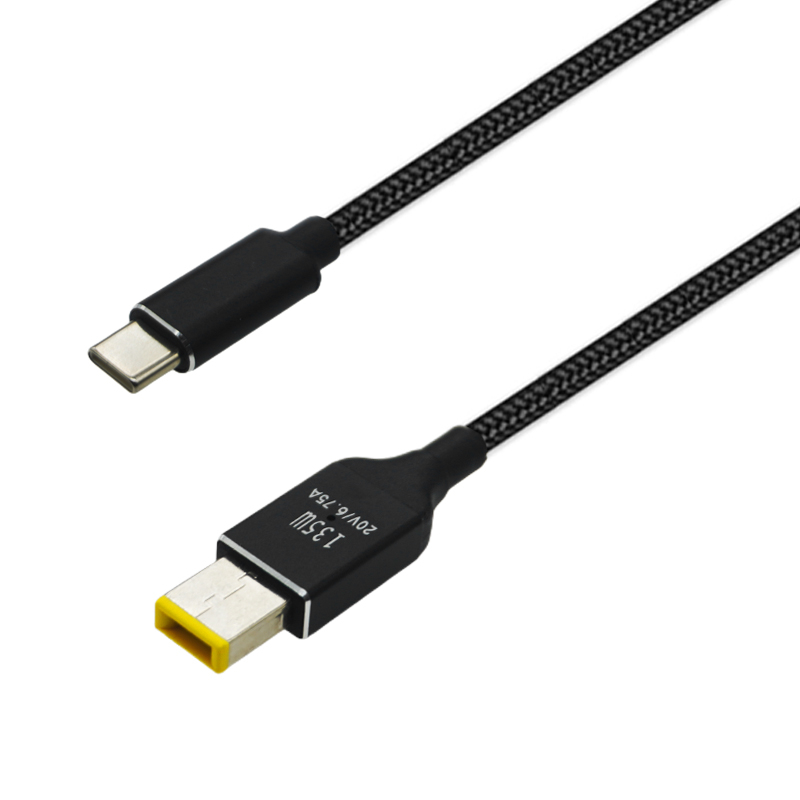135W USB Type C to Square Male Plug Converter USB C Fast PD Charger DC ...