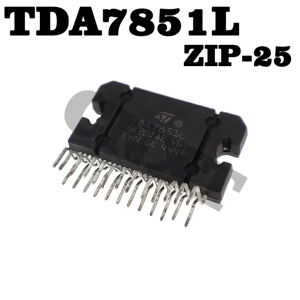 TDA7851L ZIP25 Car Audio Power Amplifier Chip TDA7851 Audio Power Amplifier Speaker Channel ...