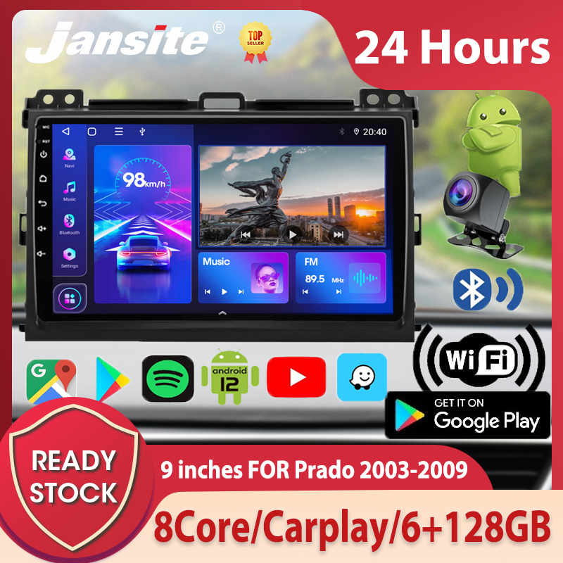 Jansite 2DIN Android Car Radio Multimedia Player Navigation GPS (9 ...
