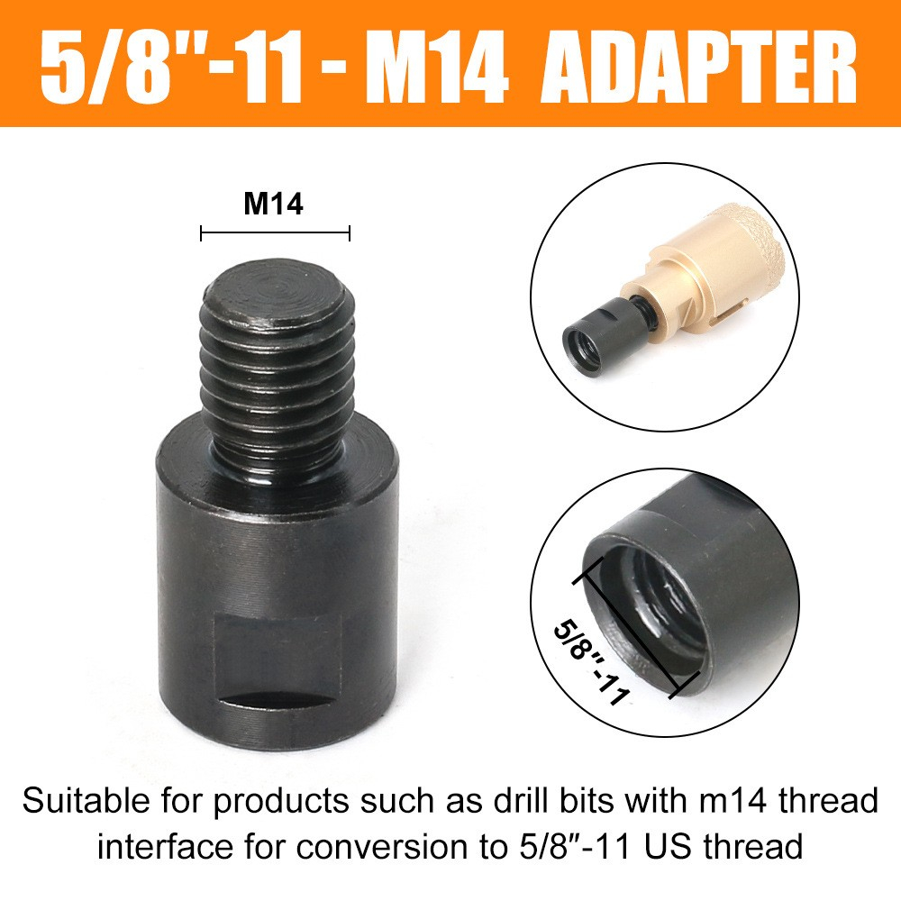 Angle Grinder m10 m14 5/8-11 Adapter Thread Converter Adapte Interface ...