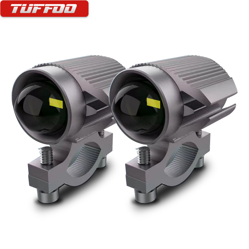 Dual Color LED External Mini Projector Spotlight / Mini Driving / Fog ...