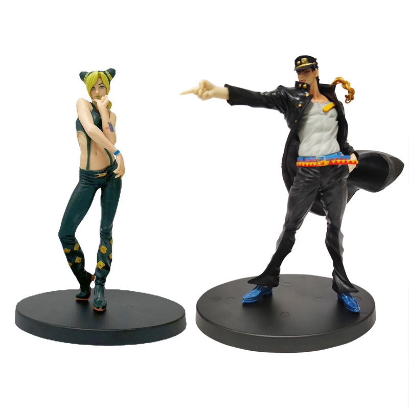 17cm Anime JoJo's Bizarre Adventure Figure Kujo Jotaro JKujoh Jolyne ...
