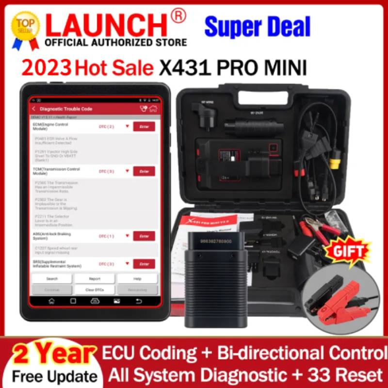 LAUNCH X431 PRO MINI Diagnostic Scanner Automotive Full System Scan ...