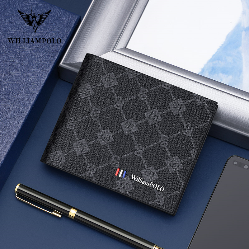 WPOLO Cowhide Purse 100% Leather Men Wallet Brand Luxury Leather ...