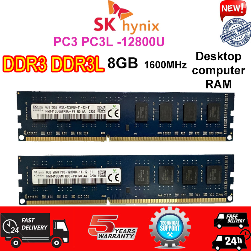 Desktop RAM SK hynix DDR3 DDR3L 8GB 1600Mhz DIMM PC3L-12800U memory ...