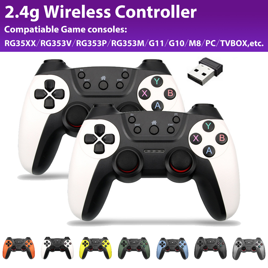 2.4g Wireless controller wireless gamepad for G11PRO RG35XX G10 M8 USB ...