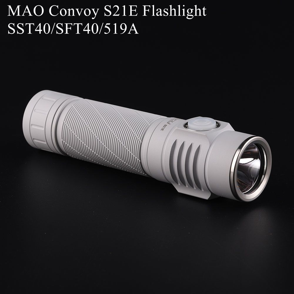 MAO Convoy S21E Flashlight with SST40/SFT40/519A LED Type-c Charging ...