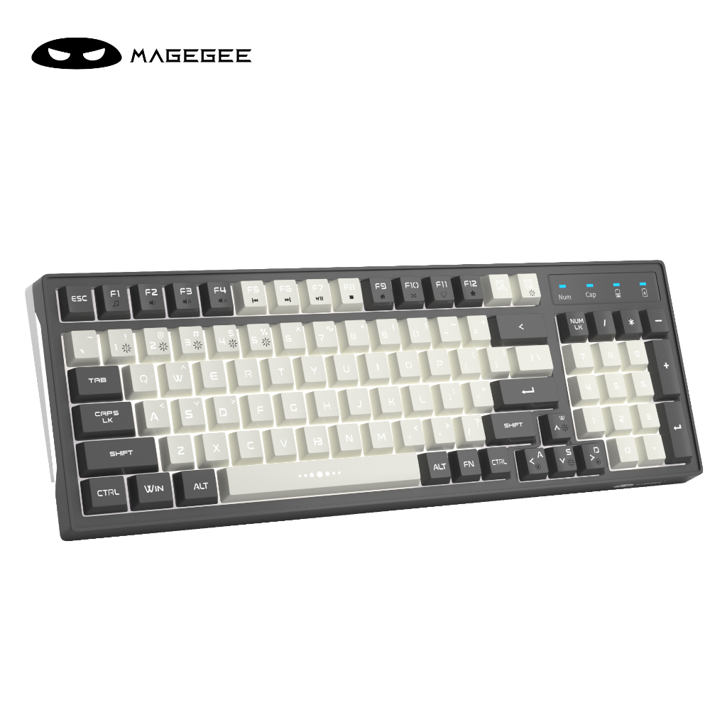 MageGee V520/GT860 Wireless/Wired Keyboard LED Backlight Mechanical ...