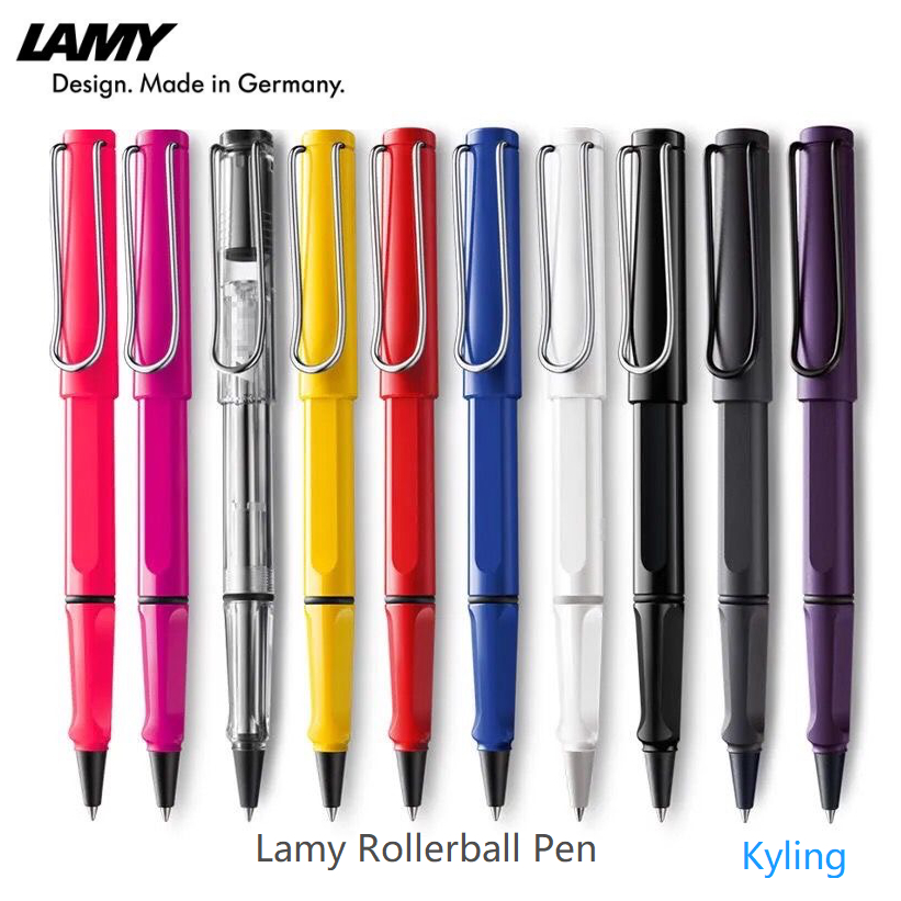 [30 Colors Buy 1 Free Keel Box+Pen Case] German LAMY Rollerball Pen ...