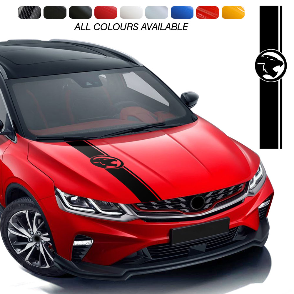 1 Piece 114CM Car Hood Stripe CARBON FIBER TEXTURE VINYL Decal Sticker ...