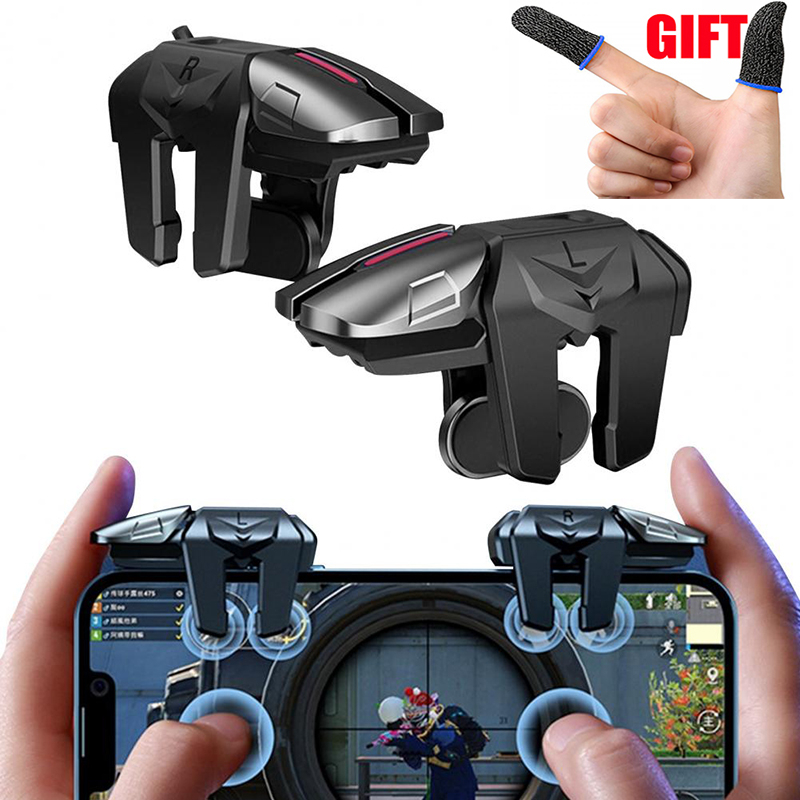 2025 G21 Mobile Game Trigger Joystick L1R1 Game Button COD Auxiliary Six-Finger Artifact iOS ...