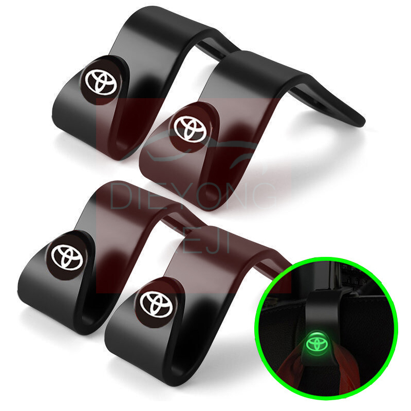 [Ready Stock] Toyota Luminous Car Rear Back Seat Hooks Hanger Hidden ...