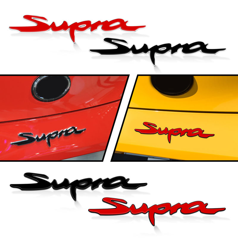 3D Car Styling ABS Letter Logo Car Side Fender ReverTrunk Emblem ...