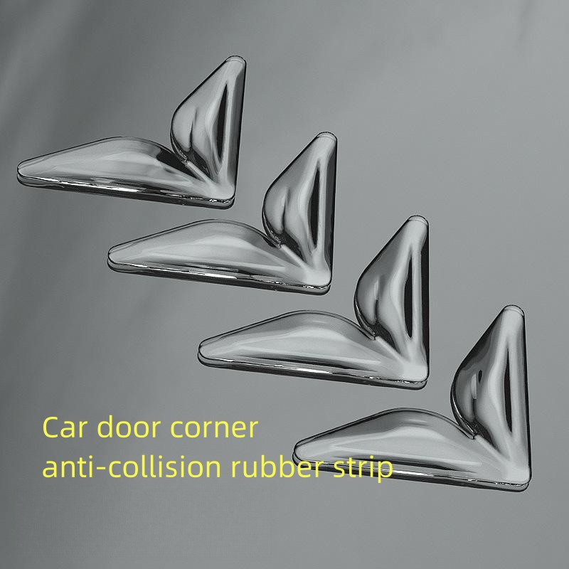 Car door corner anti-collision sticker invisible protective strip car ...