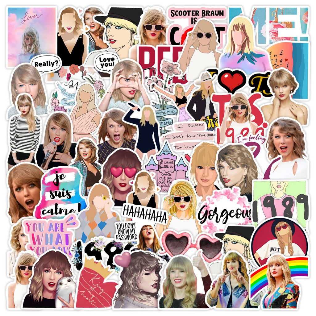50pcs Taylor Swift stickers waterproof stickers water bottle stickers ...