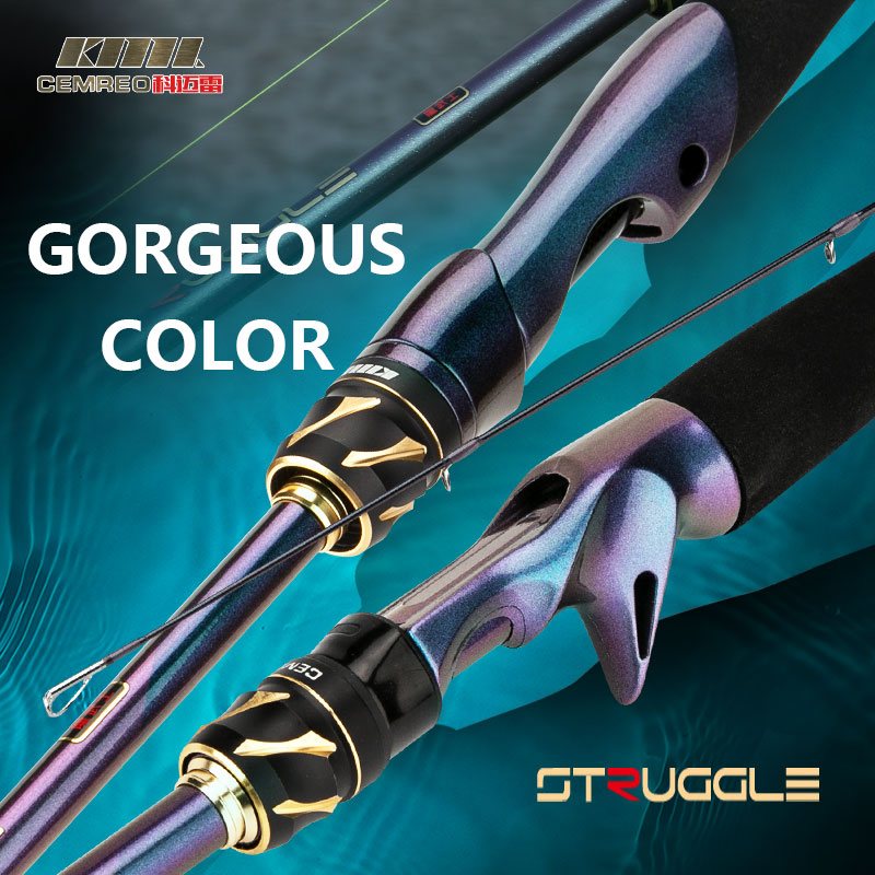 CEMREO New Fast Action Fishing Rod 6ft 7ft 8ft Spinning Rod Casting Rod ...